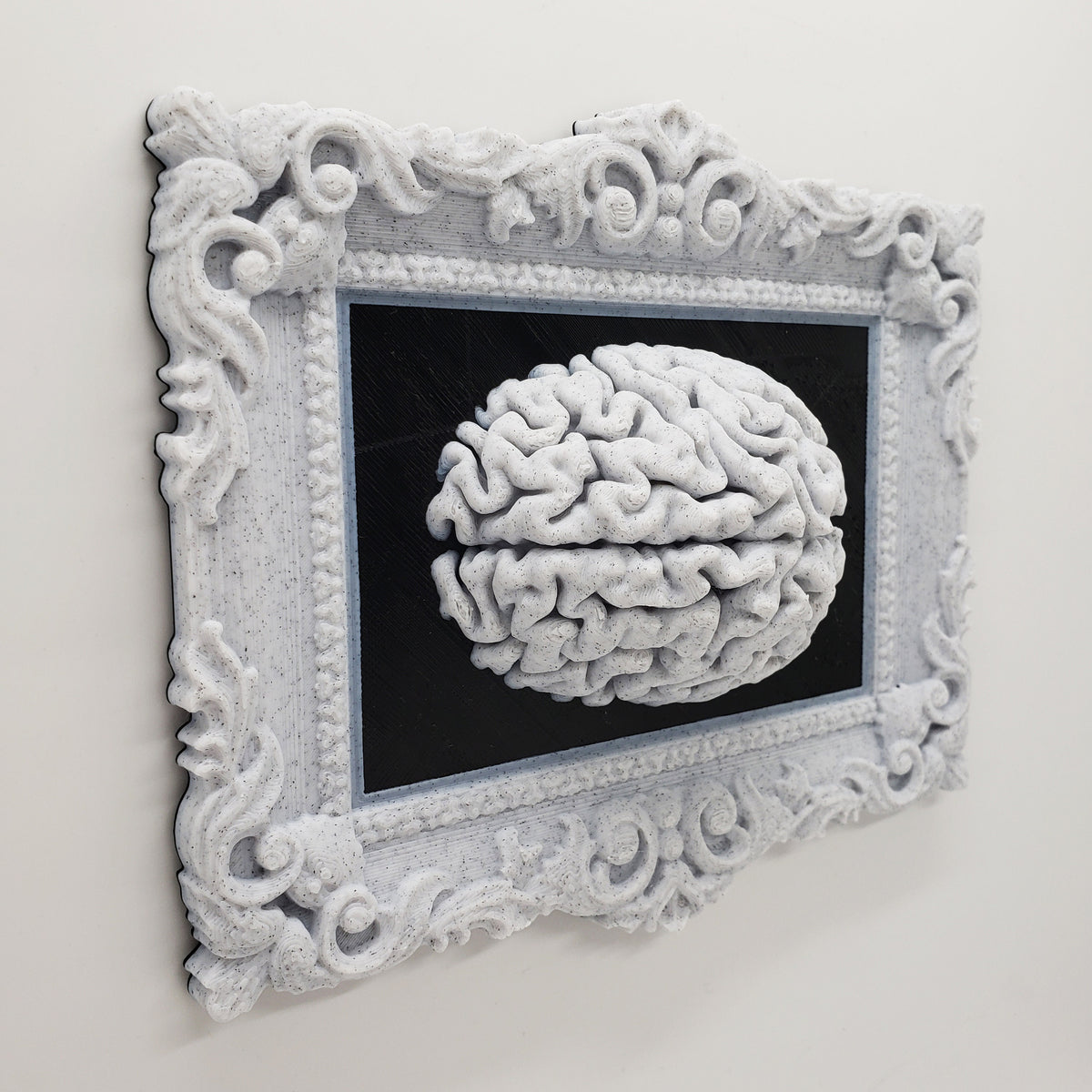 Anatomical Brain Frame Wall Art • Gothic Home Decor • 3D Printed ...
