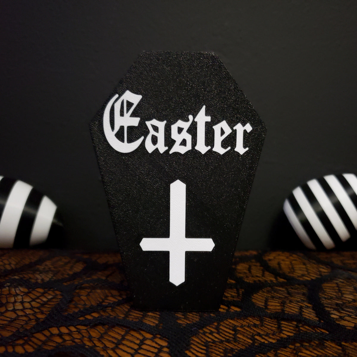 Creepy Easter Sign Shelf Sitters • Easterween Decor • 3D Printed ...