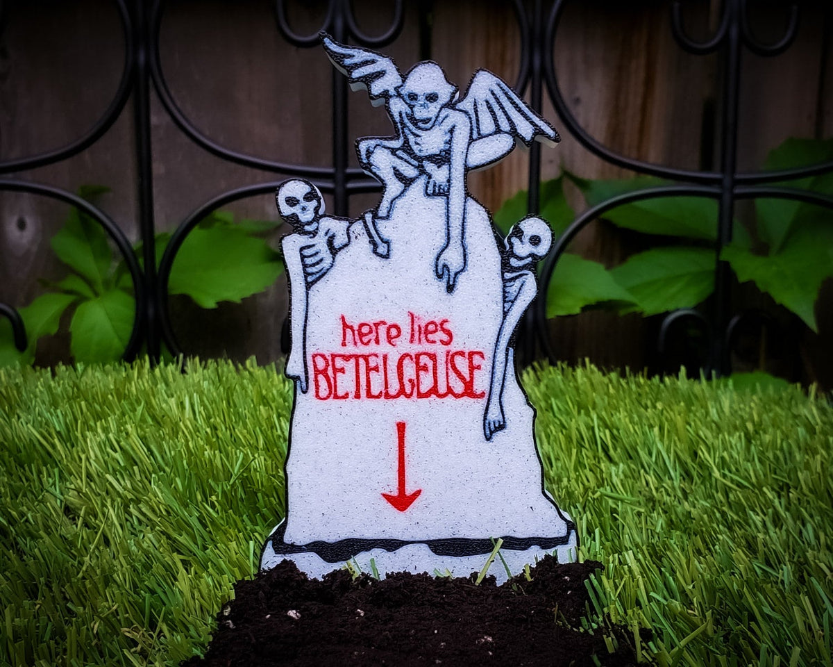 Betelgeuse Headstone Garden Marker • Gothic Home Garden Decor • 3D Pri ...